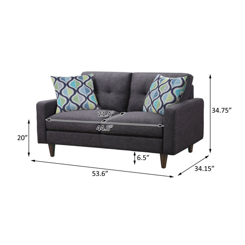 Latitude Run® Dalphine 3 - Piece Living Room Set | Wayfair